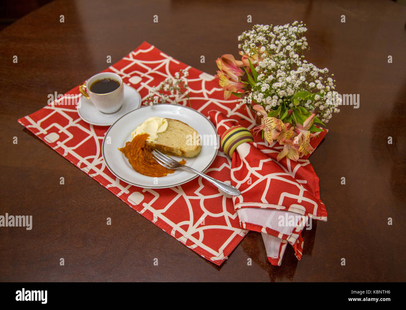 colonial breakfast brazil Stock Photo - Alamy
