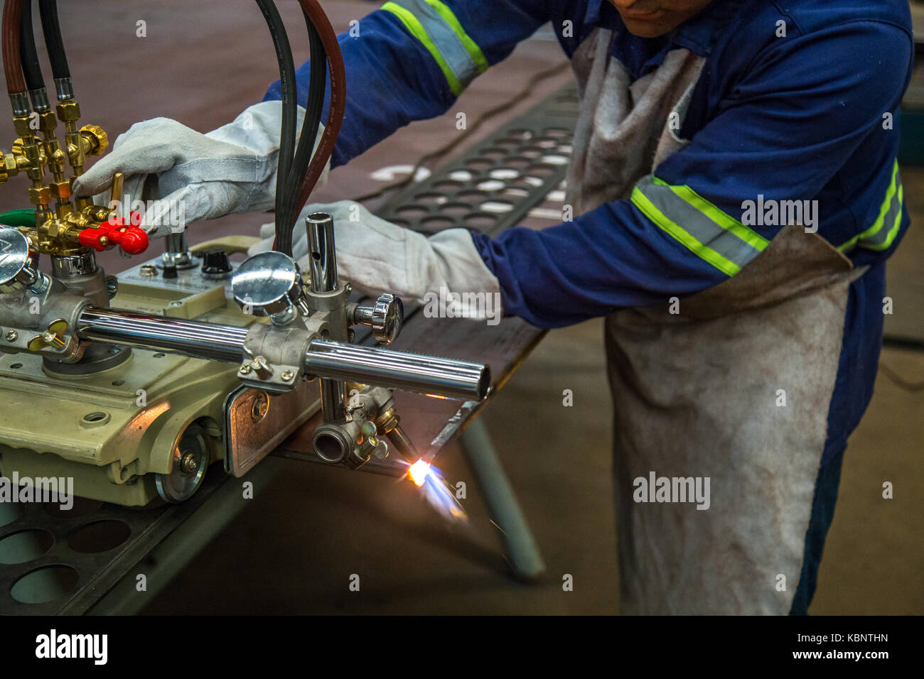 spark industry production man Stock Photo - Alamy