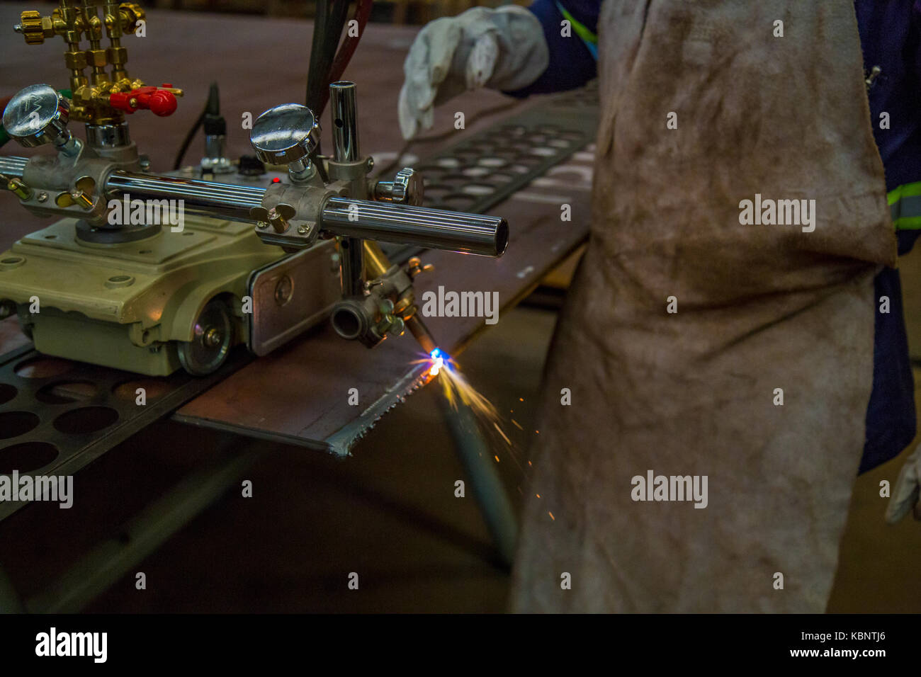 spark industry production man Stock Photo - Alamy