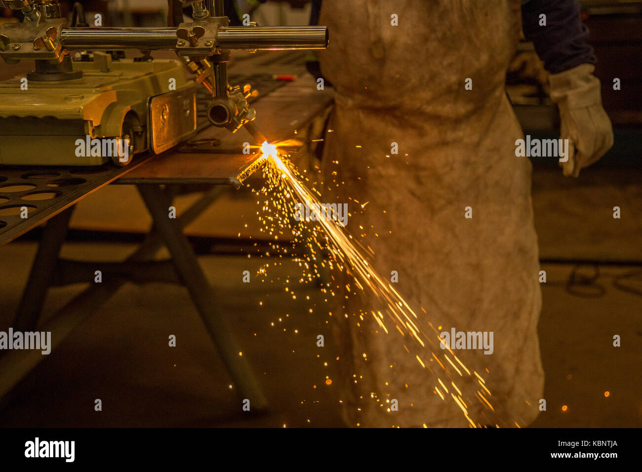 spark industry production man Stock Photo - Alamy
