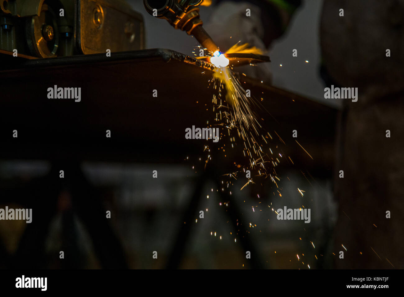 spark industry production man Stock Photo - Alamy
