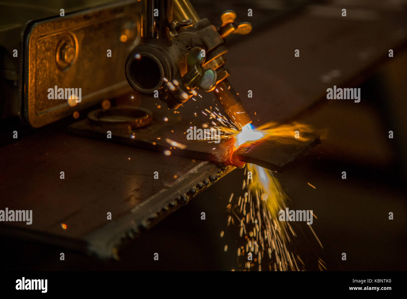 spark industry production man Stock Photo - Alamy