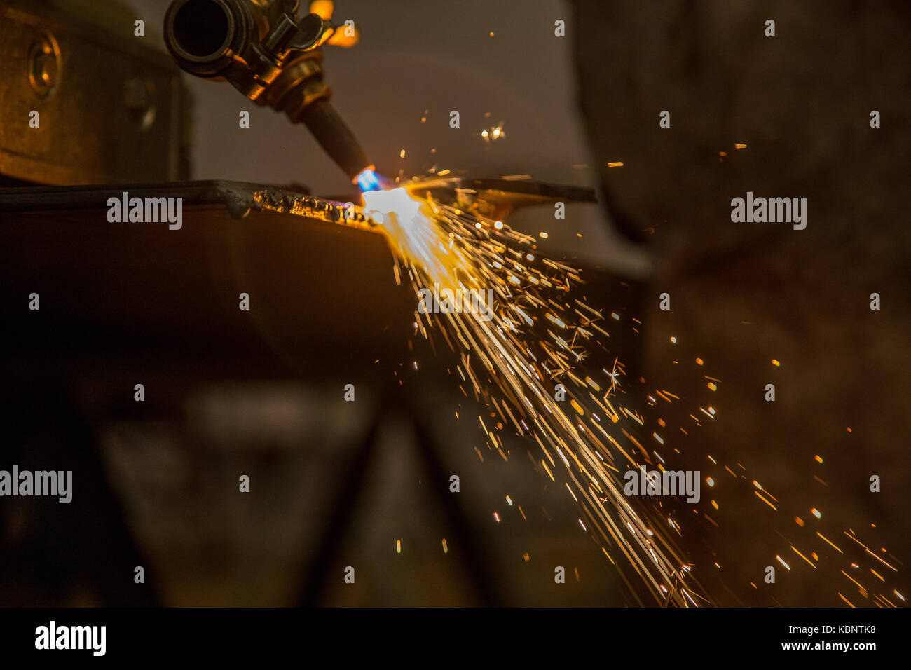 spark industry production man Stock Photo - Alamy
