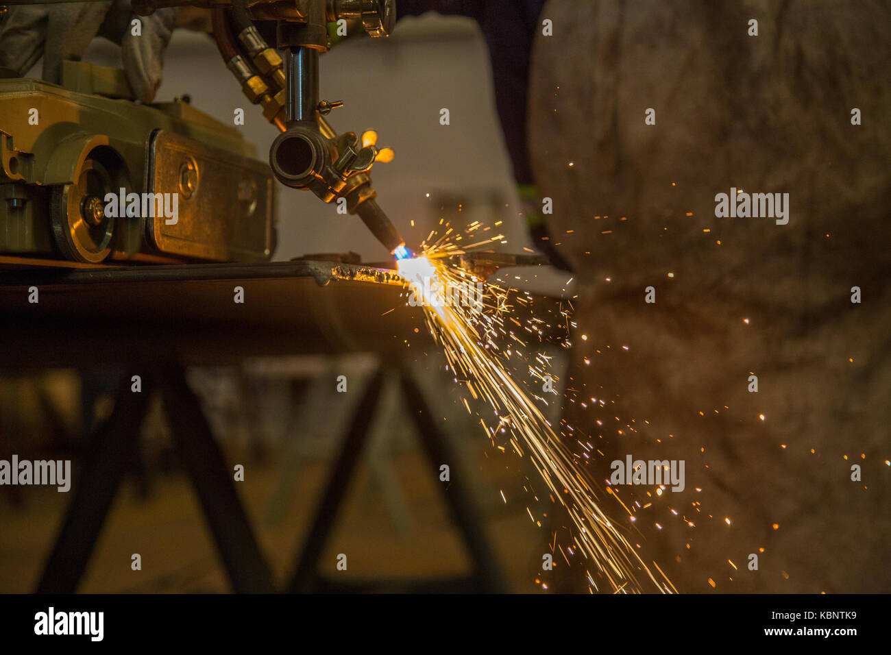 spark industry production man Stock Photo - Alamy