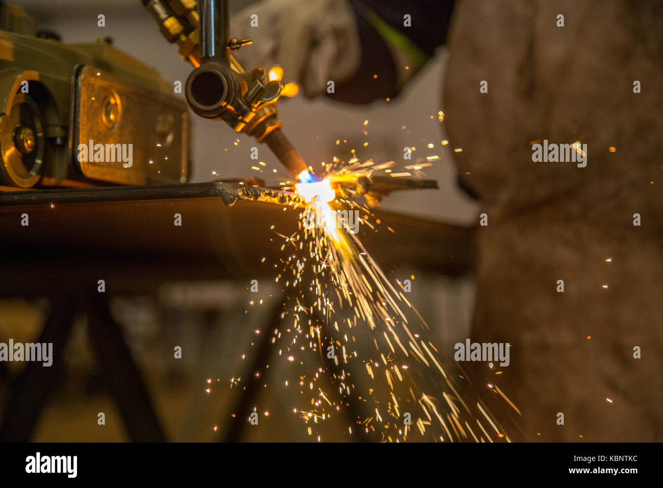 spark industry production man Stock Photo - Alamy