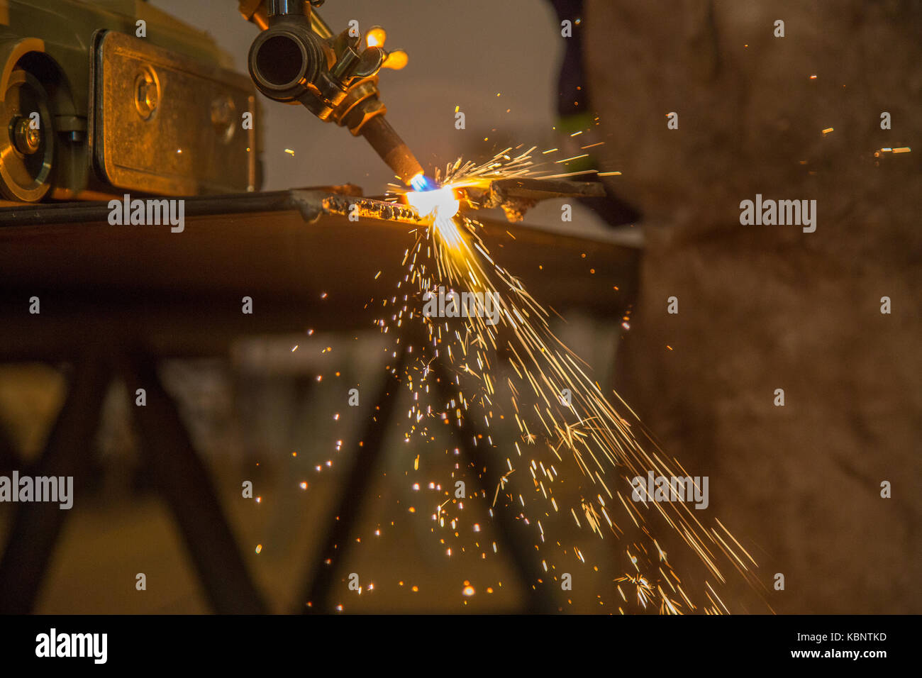 spark industry production man Stock Photo - Alamy