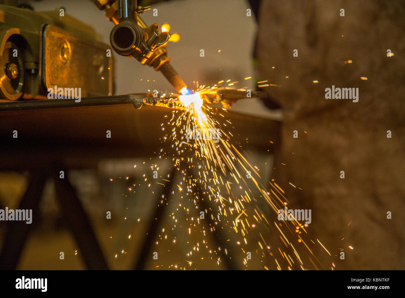 spark industry production man Stock Photo - Alamy