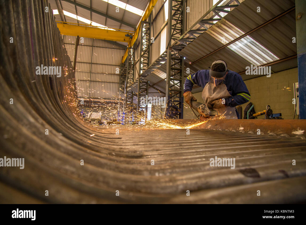 spark industry production man Stock Photo - Alamy