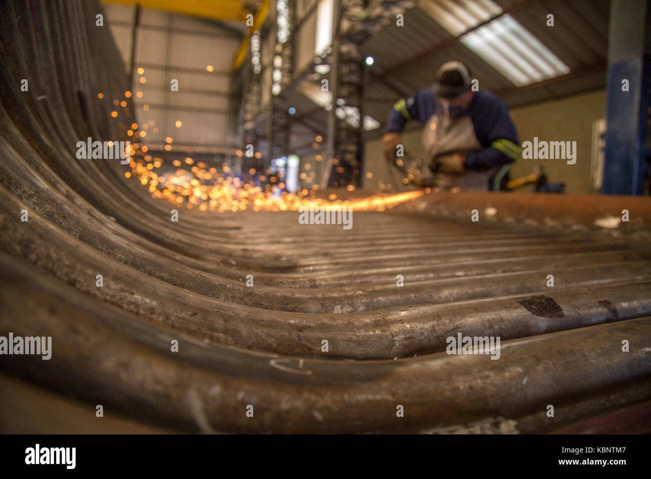 spark industry production man Stock Photo - Alamy