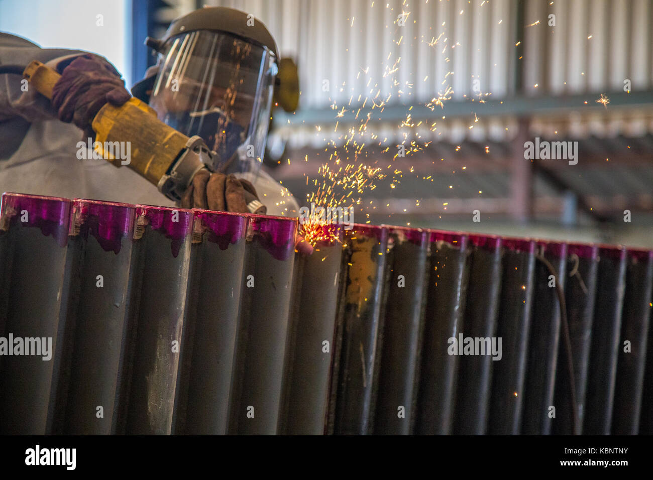 spark industry production man Stock Photo - Alamy