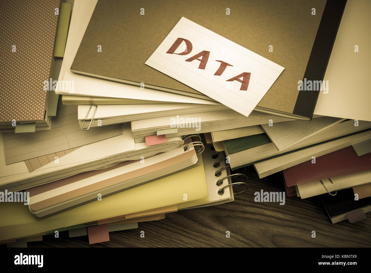 Data pile business documents hi-res stock photography and images - Alamy