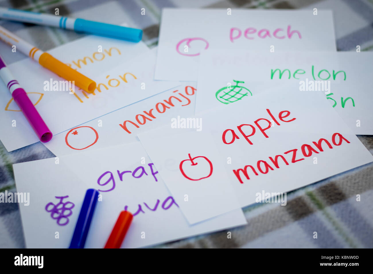 Learning spanish school hi-res stock photography and images - Alamy