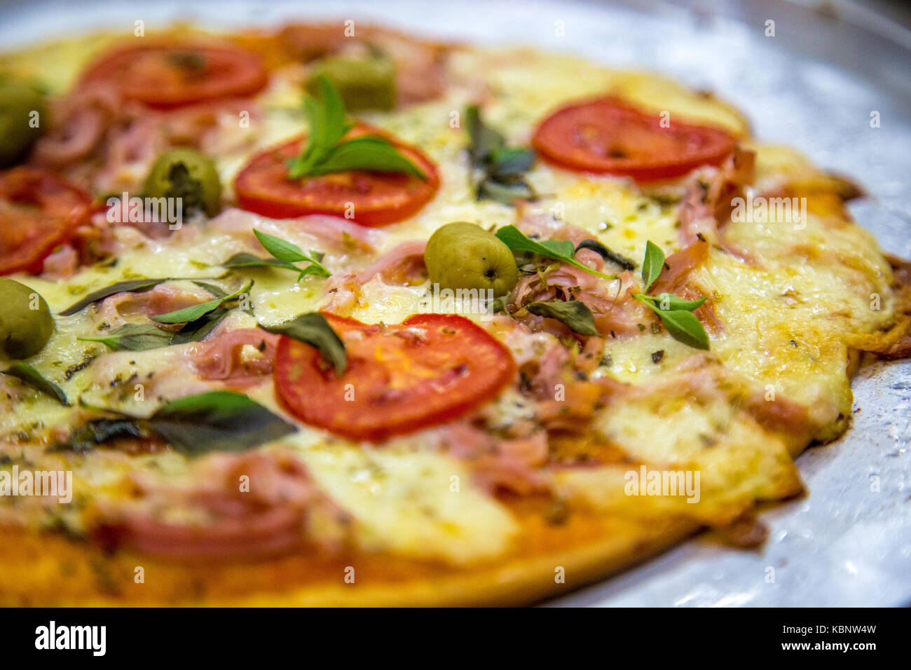 pizza rustic brazil Stock Photo - Alamy