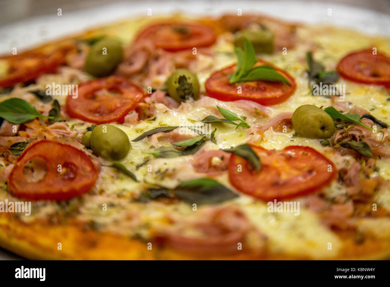 pizza rustic brazil Stock Photo - Alamy