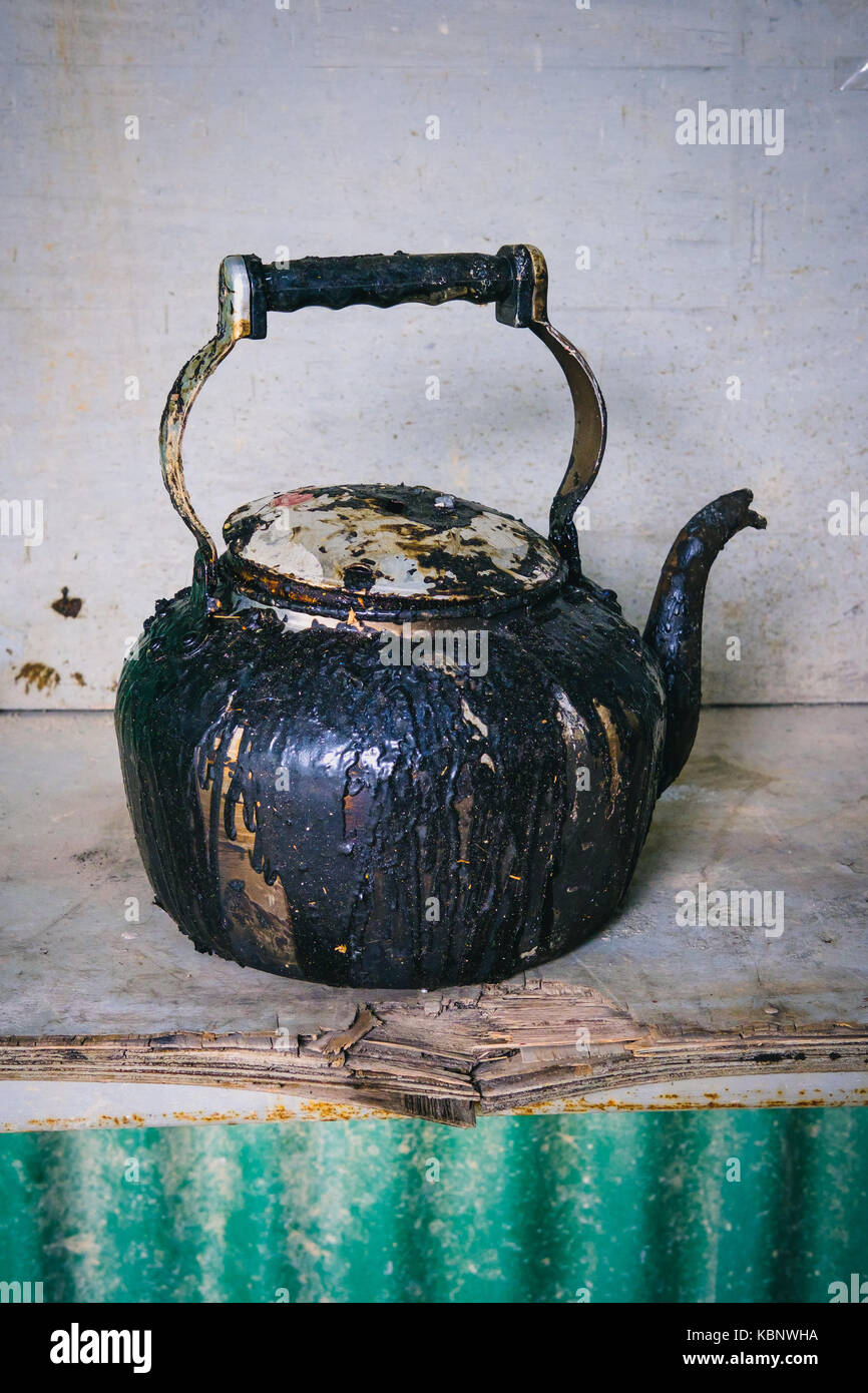 old tea pot Stock Photo - Alamy