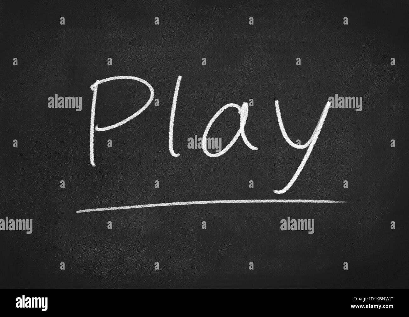 Game play blackboard Black and White Stock Photos & Images - Alamy