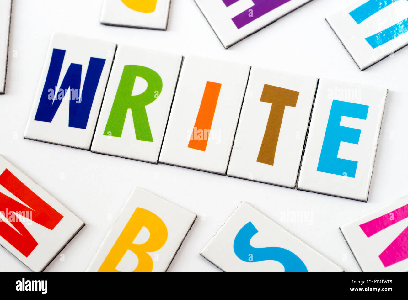 Calligraphy english letters hi-res stock photography and images - Alamy