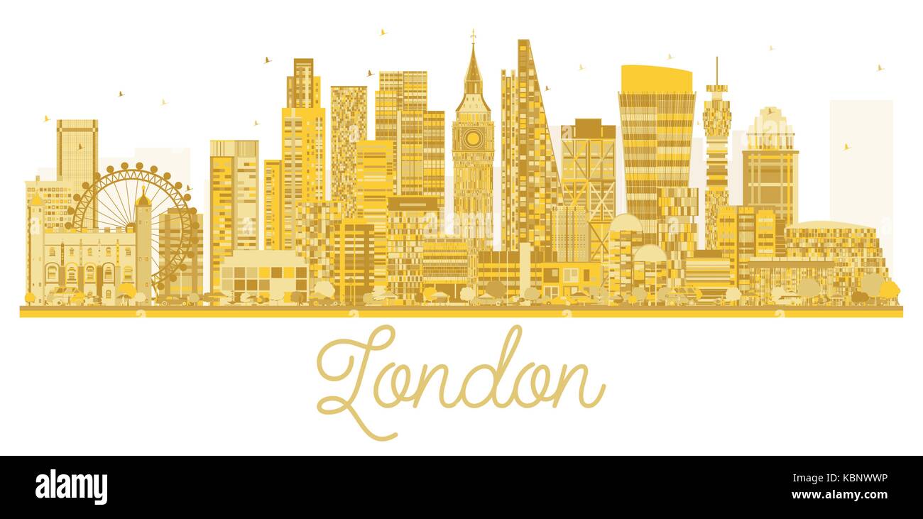 London skyline silhouette Cut Out Stock Images & Pictures - Alamy