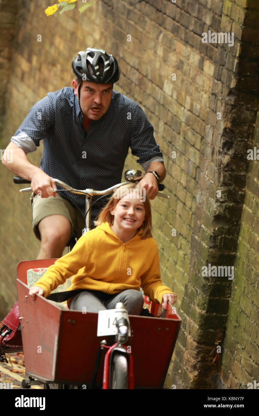 Cyclists Riding up Swains Lane in the Urban Hill Climb of 2017 Stock ...