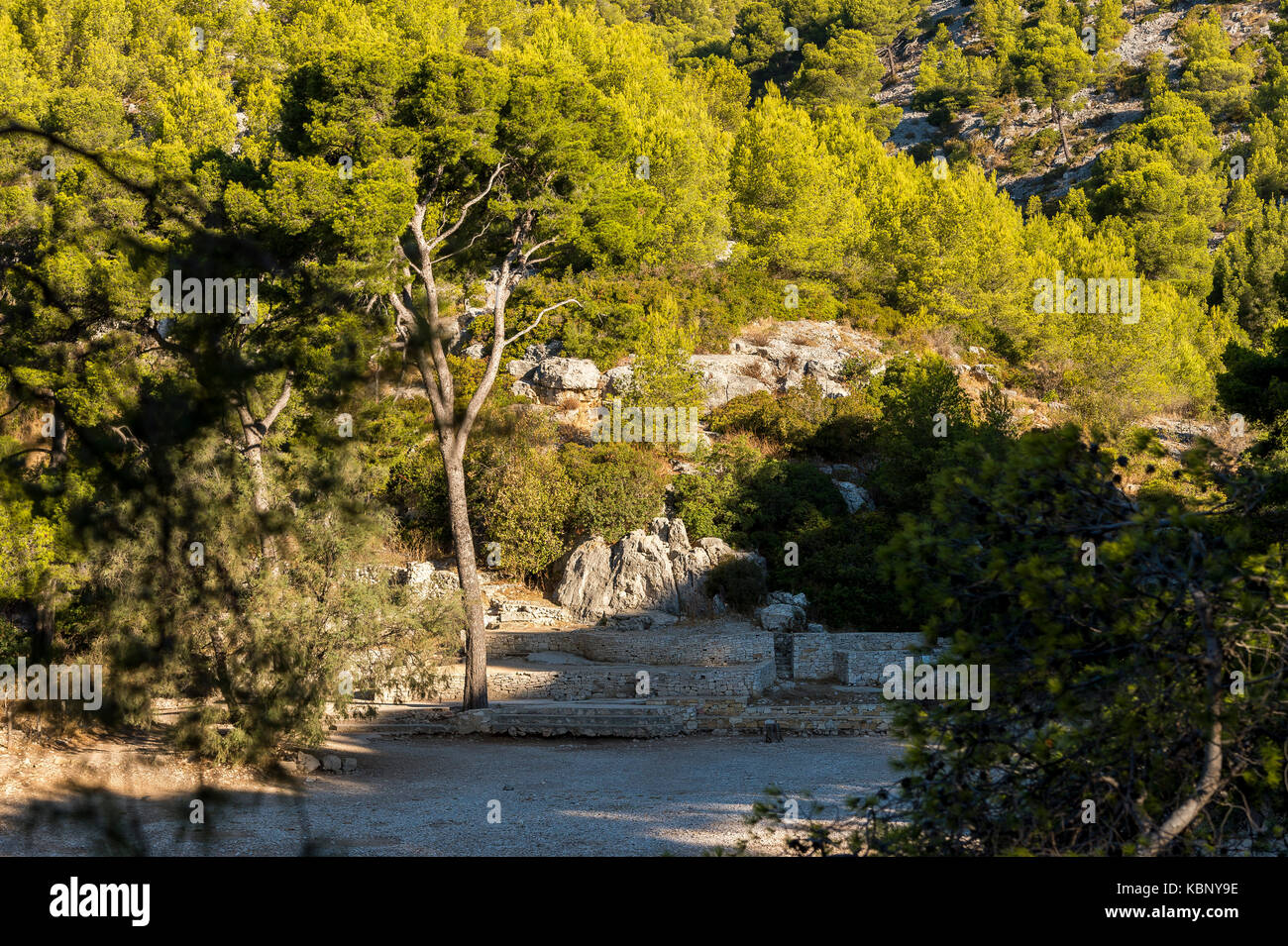 Calanques de Port-Pin, National Park Cassis, Provence-Alpes-Cote d'Azur ...
