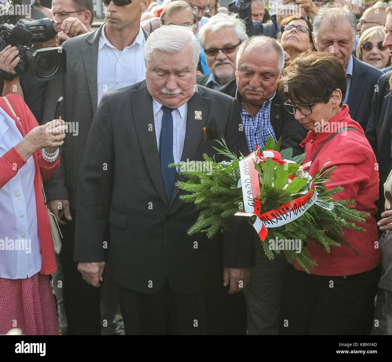 Former President of Poland and First Solidarity Movement leader Lech ...