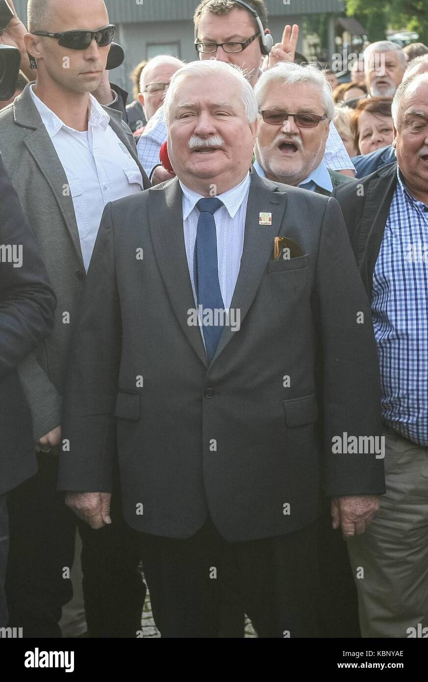 Former President of Poland and First Solidarity Movement leader Lech ...