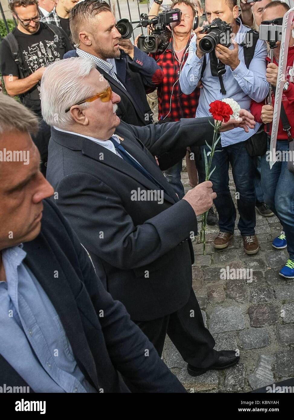 Former President of Poland and First Solidarity Movement leader Lech ...