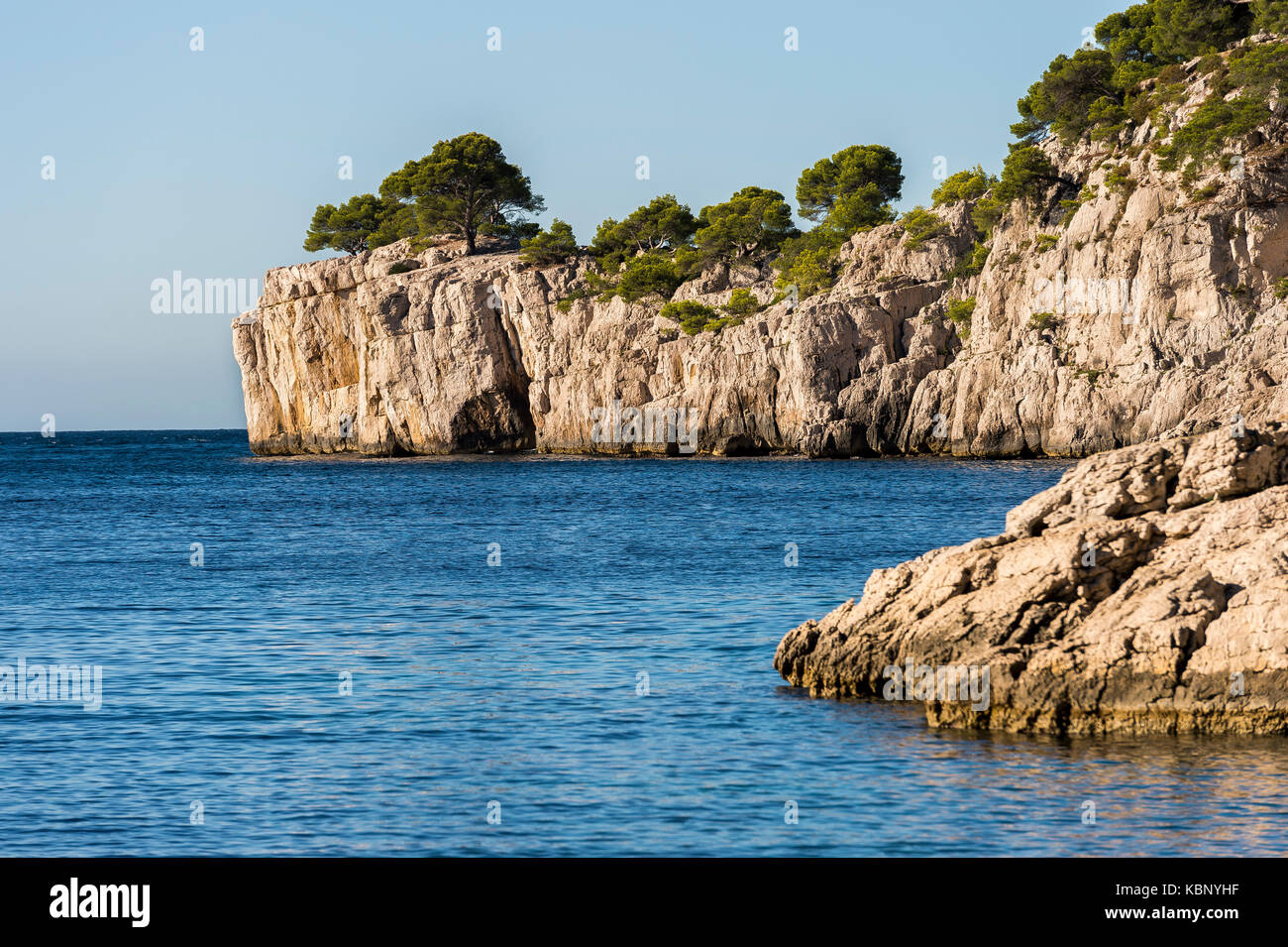 Calanques de Port-Pin, National Park, Cassis, Provence-Alpes-Cote d ...