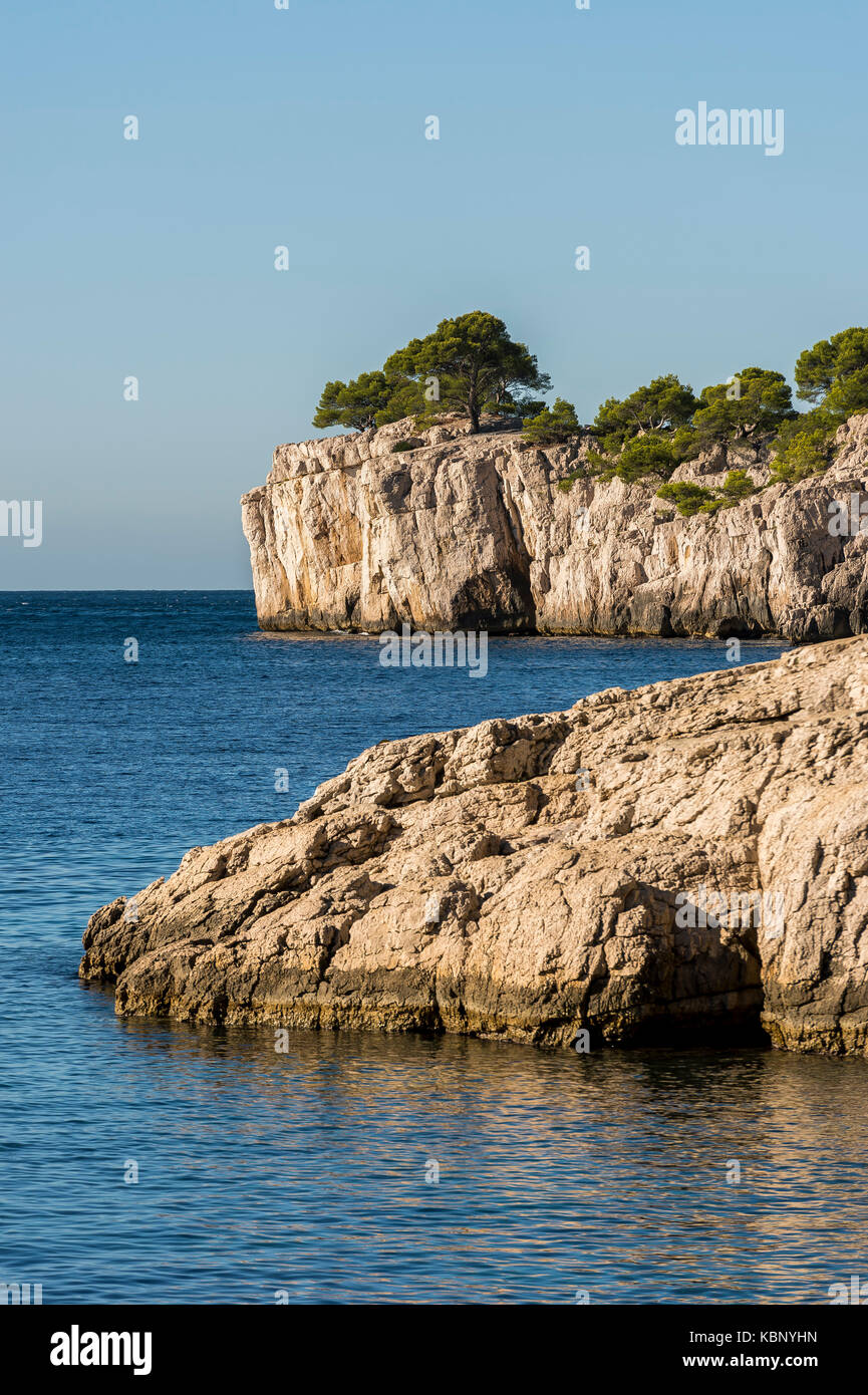 Calanques de Port-Pin, National Park, Cassis, Provence-Alpes-Cote d ...