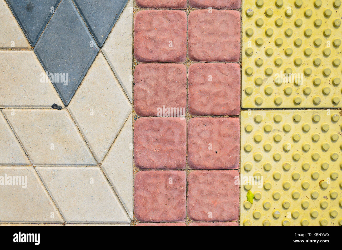 Tactile Paving Slabs Texture . Blind way.Traffic route for blind ...