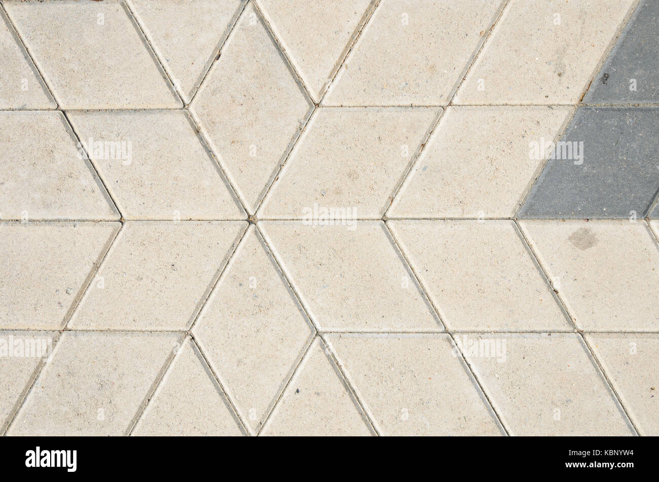 Gray Concrete Rhomboid Shape Paving Stone Texture. Sidewalk Background ...