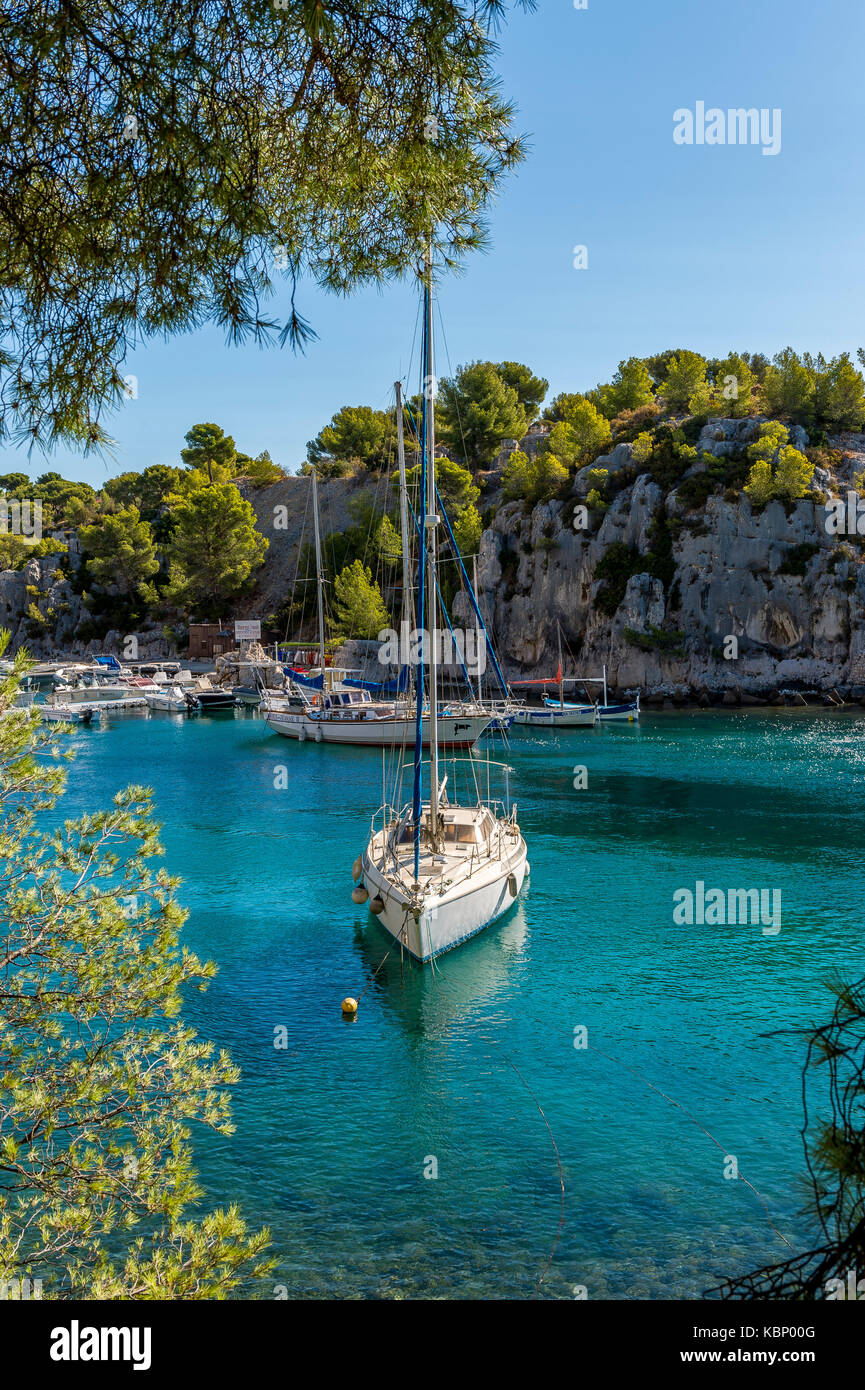 Calanques de Port-Miou, National Park Calanque de Port-Pin, Cassis ...