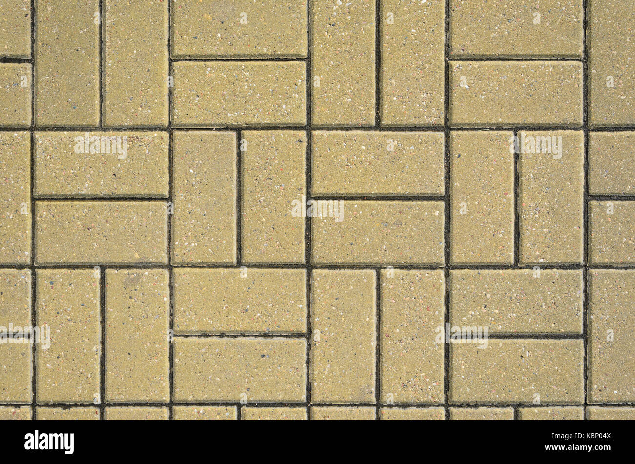 Tiled Mosaic Concrete Pavement of the Road. Pavement Texture Stock ...