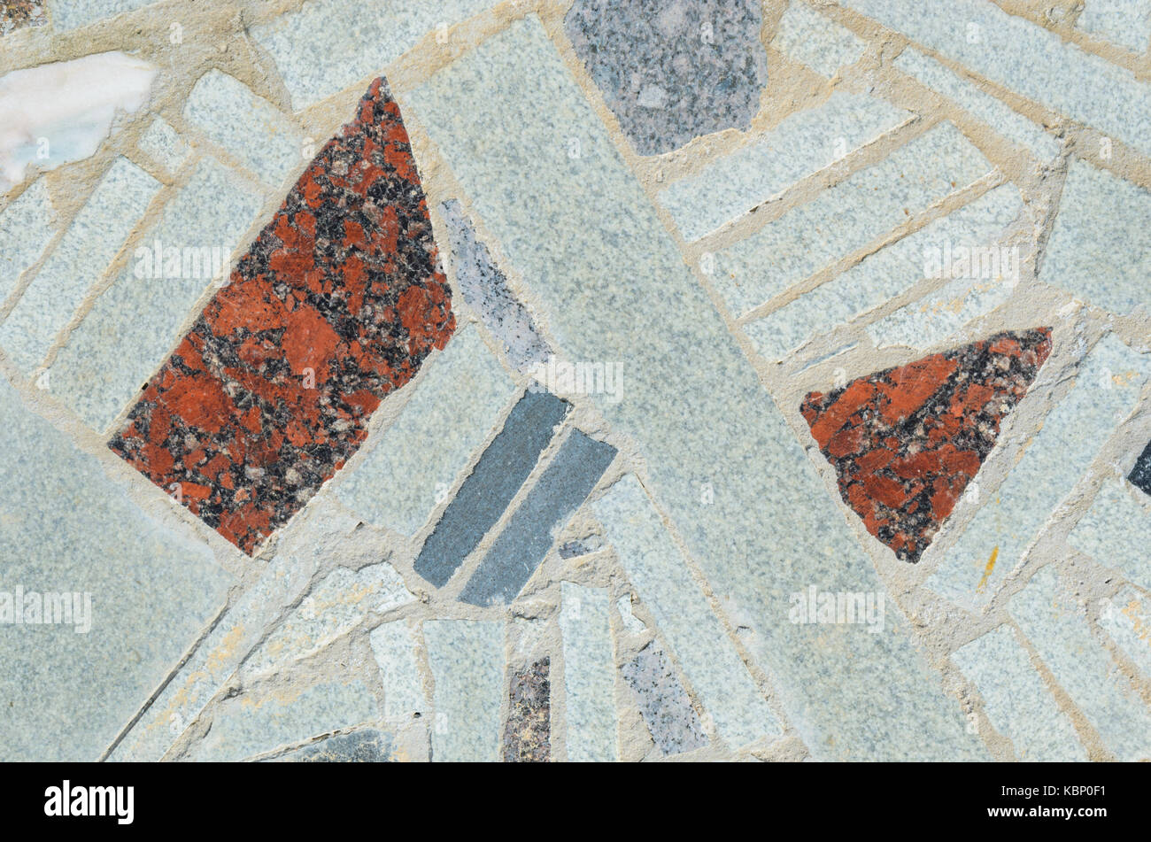 Abstract Cracked Mosaic Texture from Natural Stones Stock Photo - Alamy