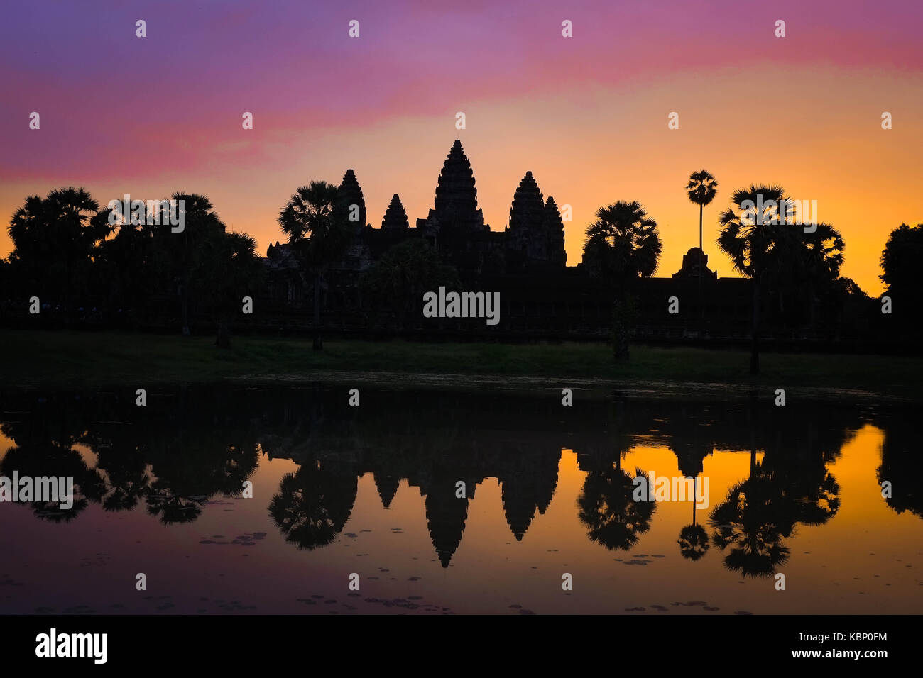 Sunrise at the Angkor Wat Stock Photo - Alamy