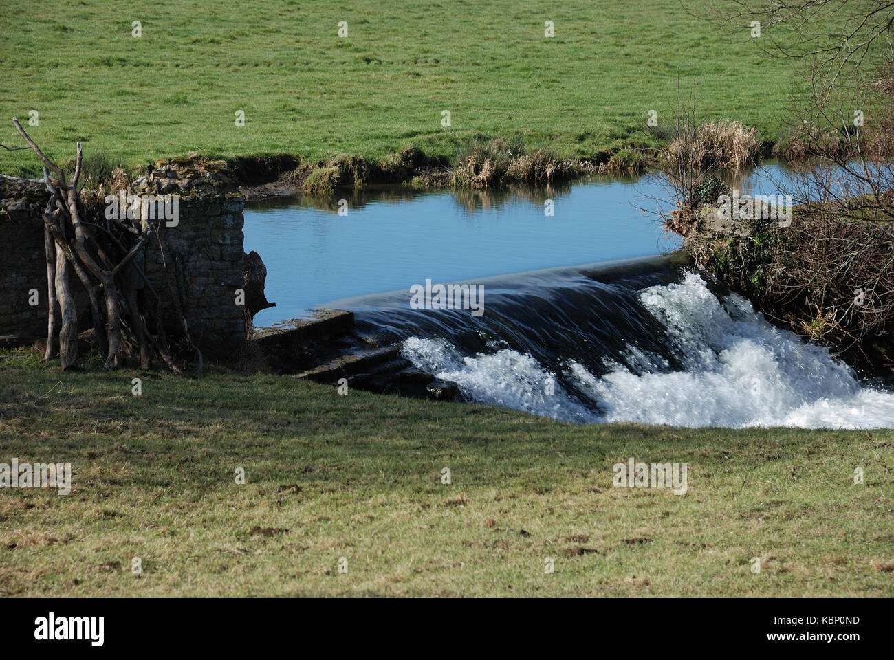 Edge of a river Stock Photo - Alamy