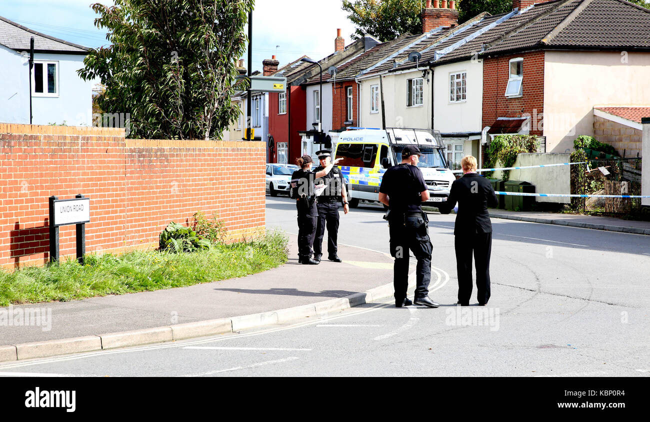 Southampton,Hampshire Tuesday 19th September 2017 A murder has been ...