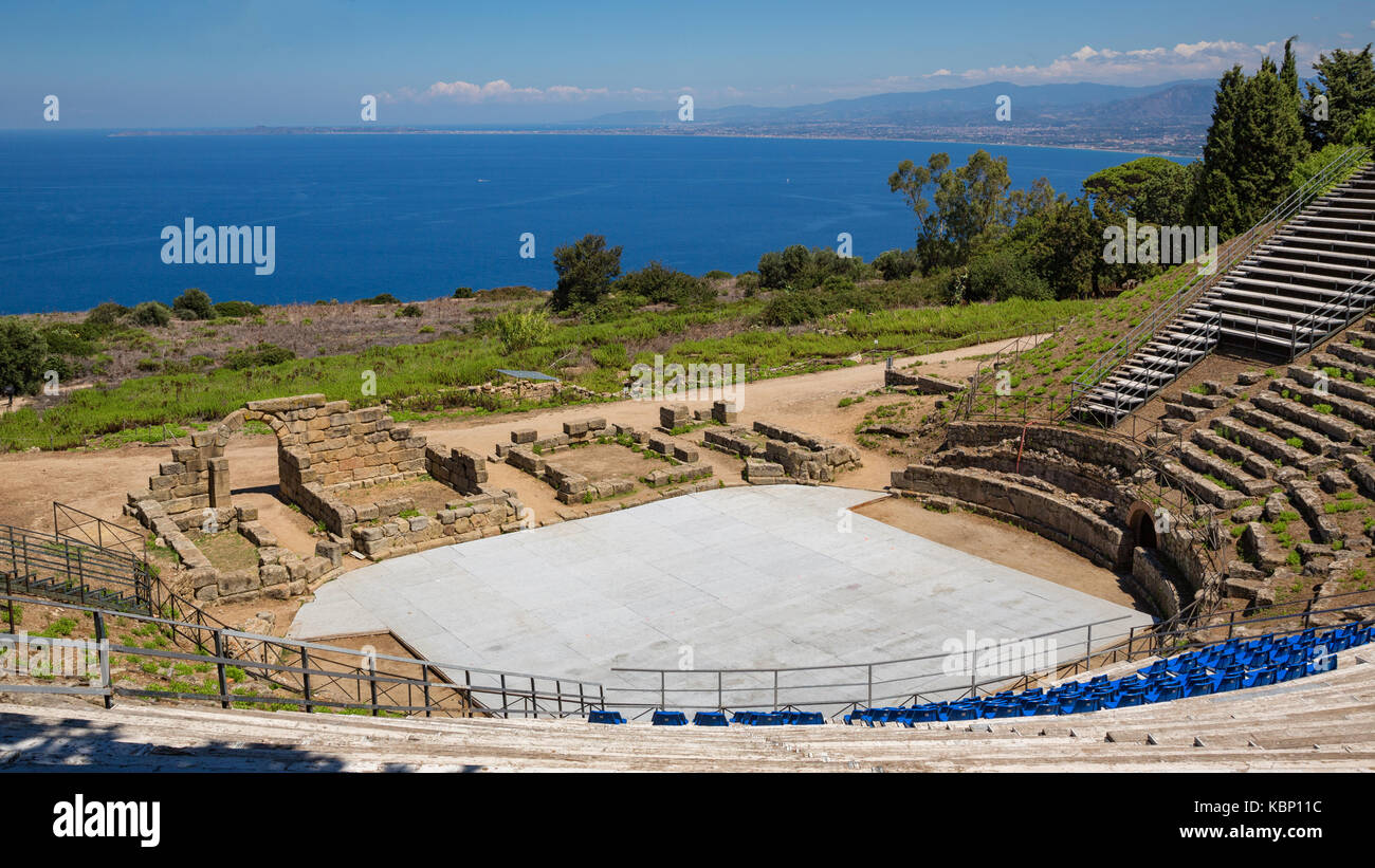 Tindari (Sicily, Italy) - Archaeological area of Tindari, the ancient ...