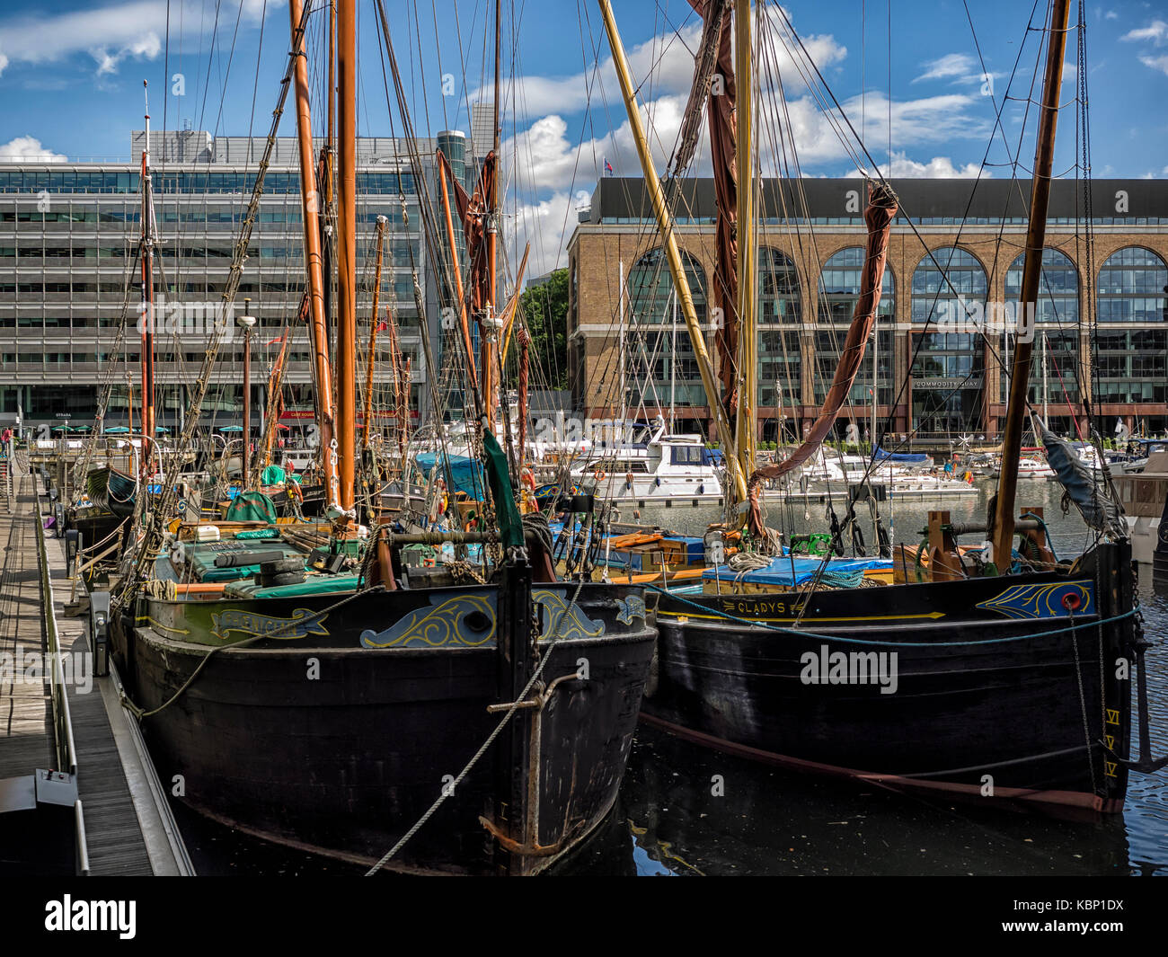 Gladys thames sailing barge hi-res stock photography and images - Alamy