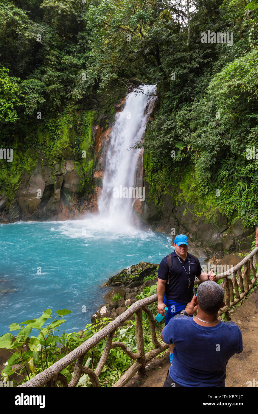 Tenorio National Park, Costa Rica - September 24 : Vistiros enjoying he ...