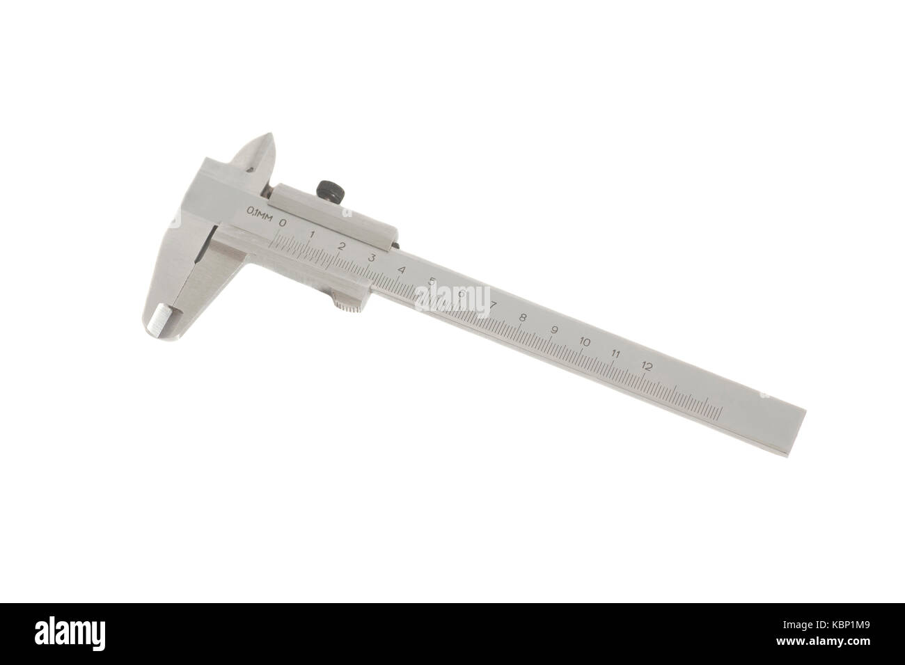 Metal Calliper isolated on white background Stock Photo - Alamy