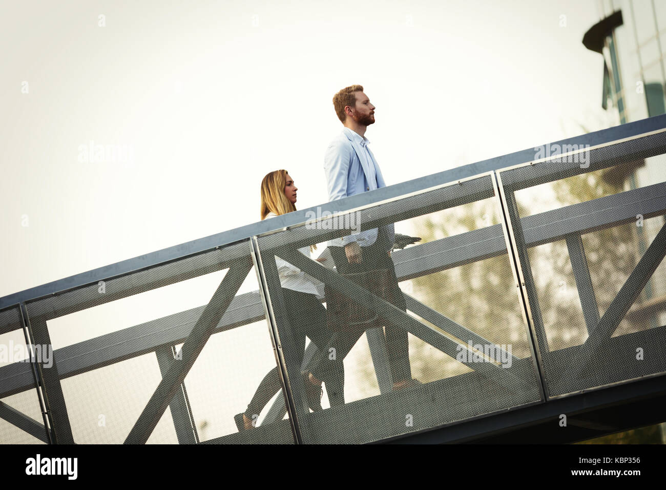 Business people rush to work Stock Photo - Alamy