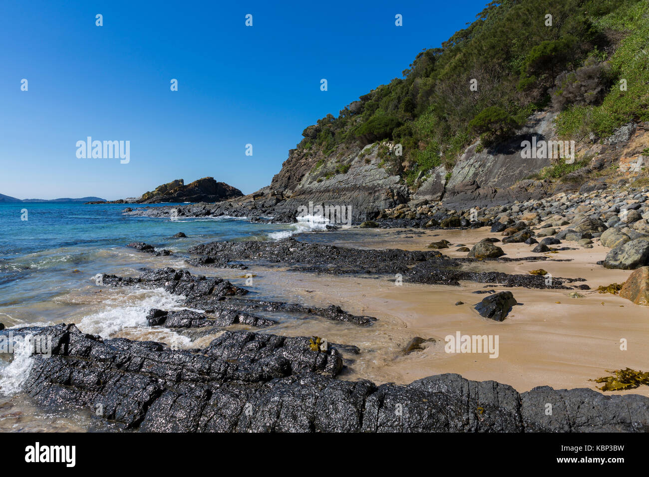 Boat Beach at Seal Rocks, Seal Rocks is a very popular seaside village ...