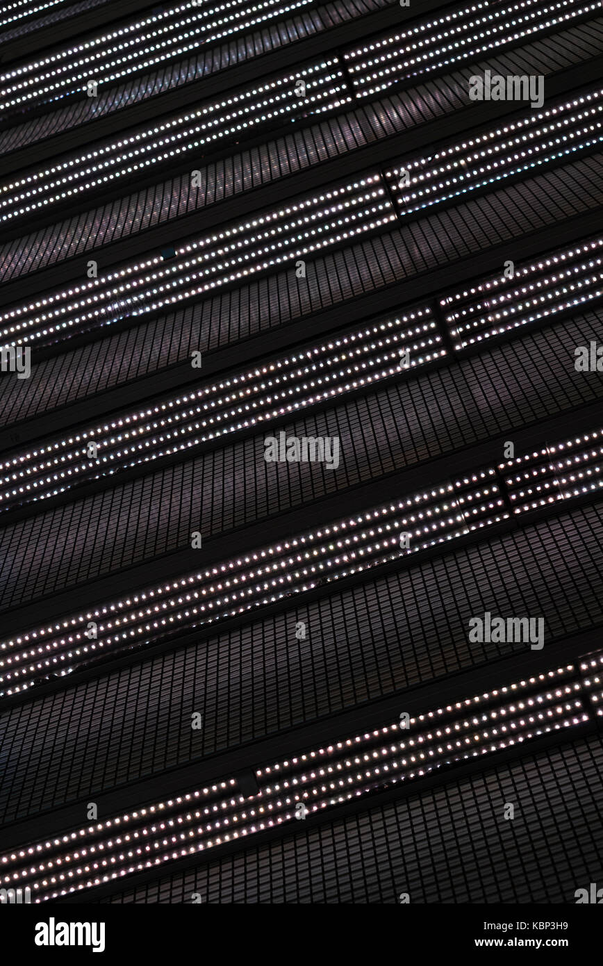 modern abstract background detail of interior design lighting patern ...