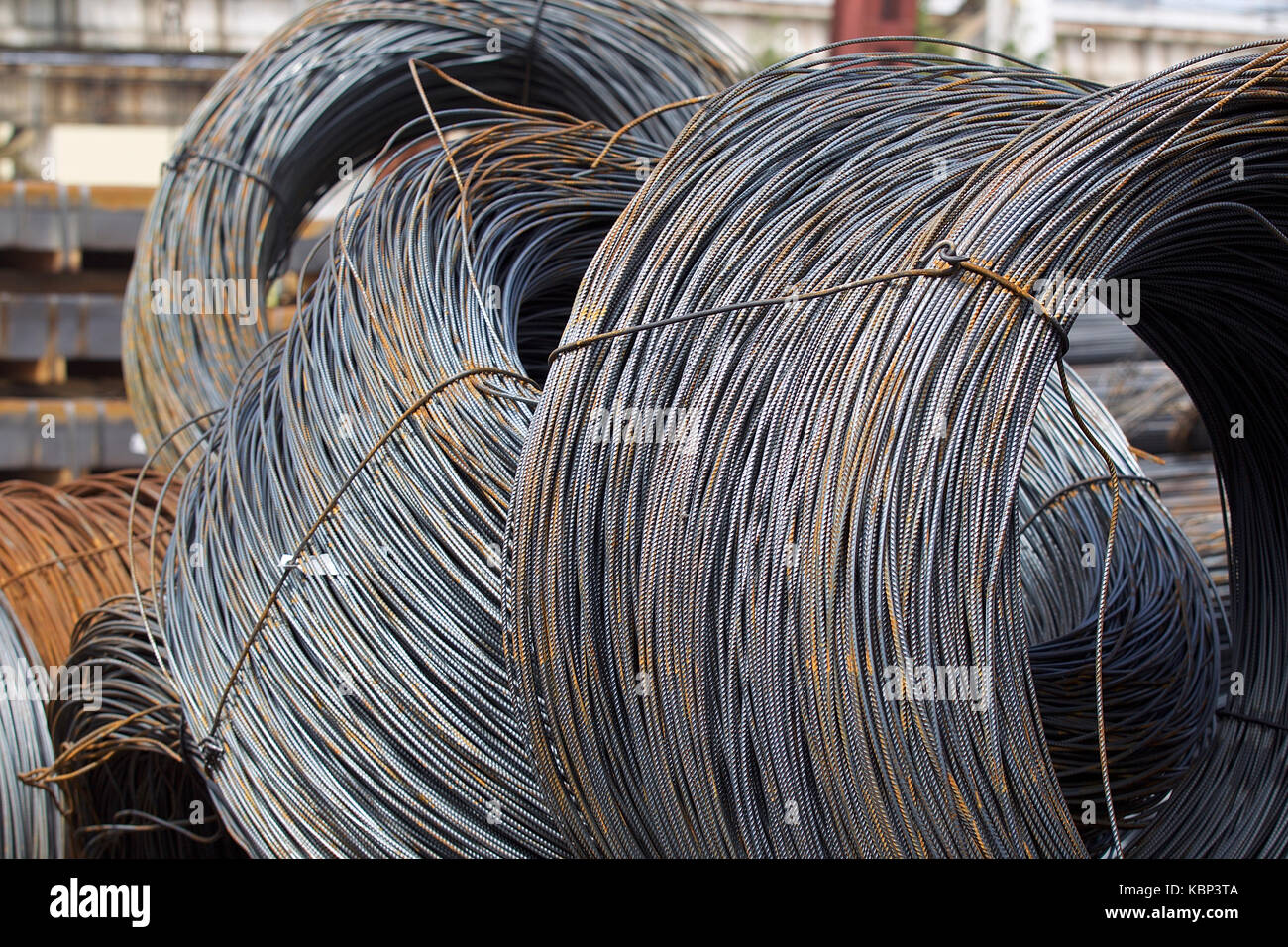 Thin metal reinforcement wound into bays at the metal products ...