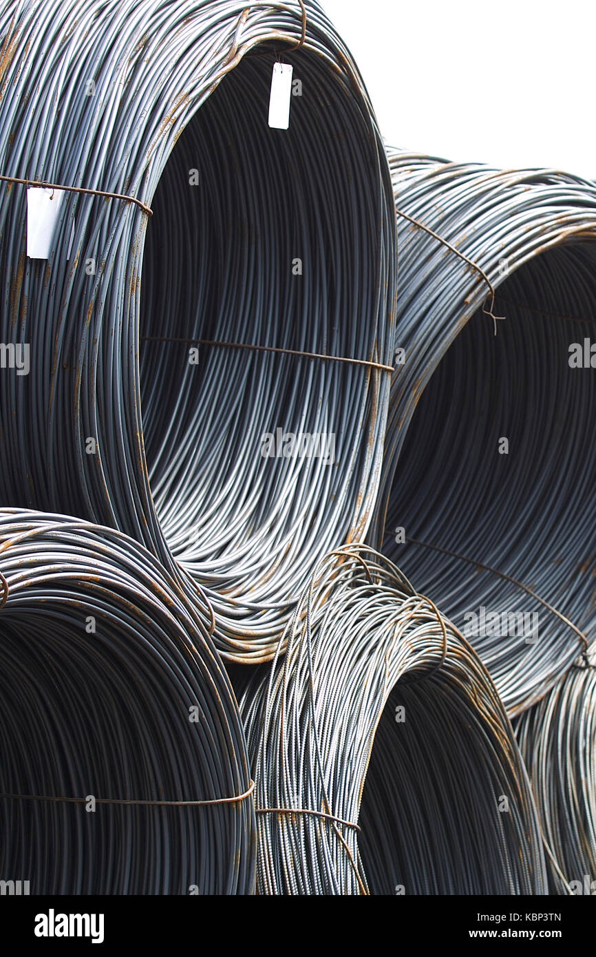 Thin metal reinforcement wound into bays at the metal products ...