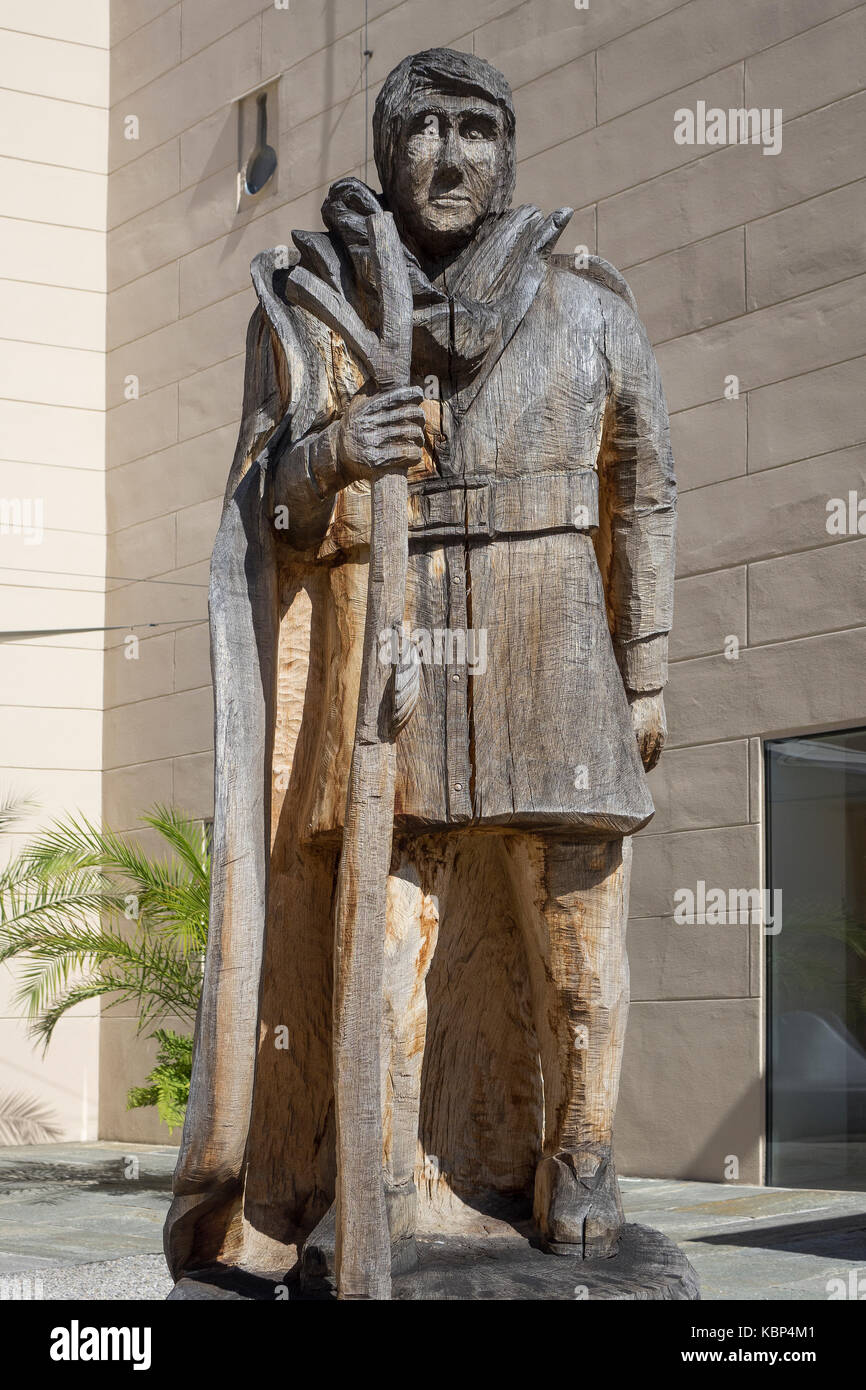 Austria, Lower Austria, Melk, St.Coloman statue in Abbey grounds Stock ...