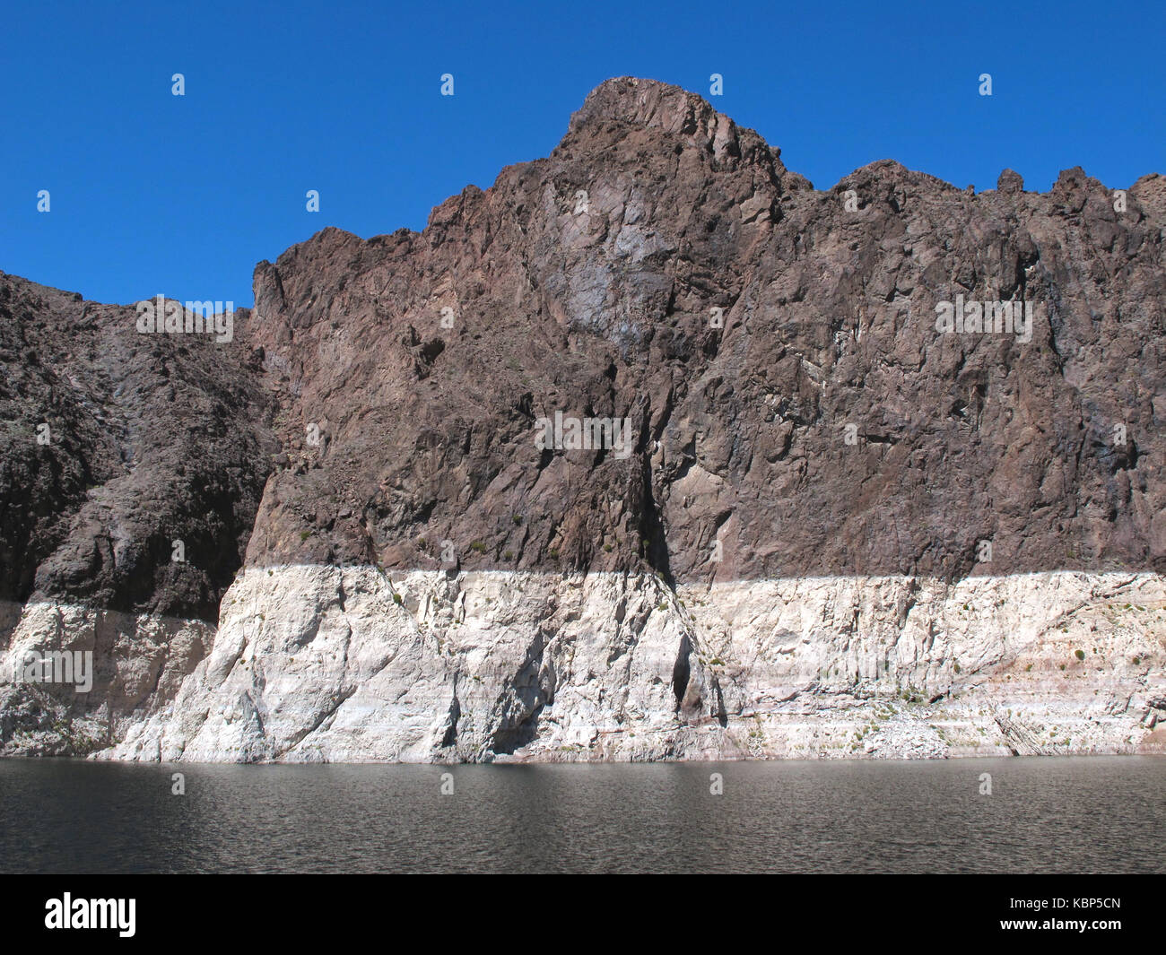 Bathtub Ring at Lake Mead National Recreation Area, Nevada Stock Photo ...