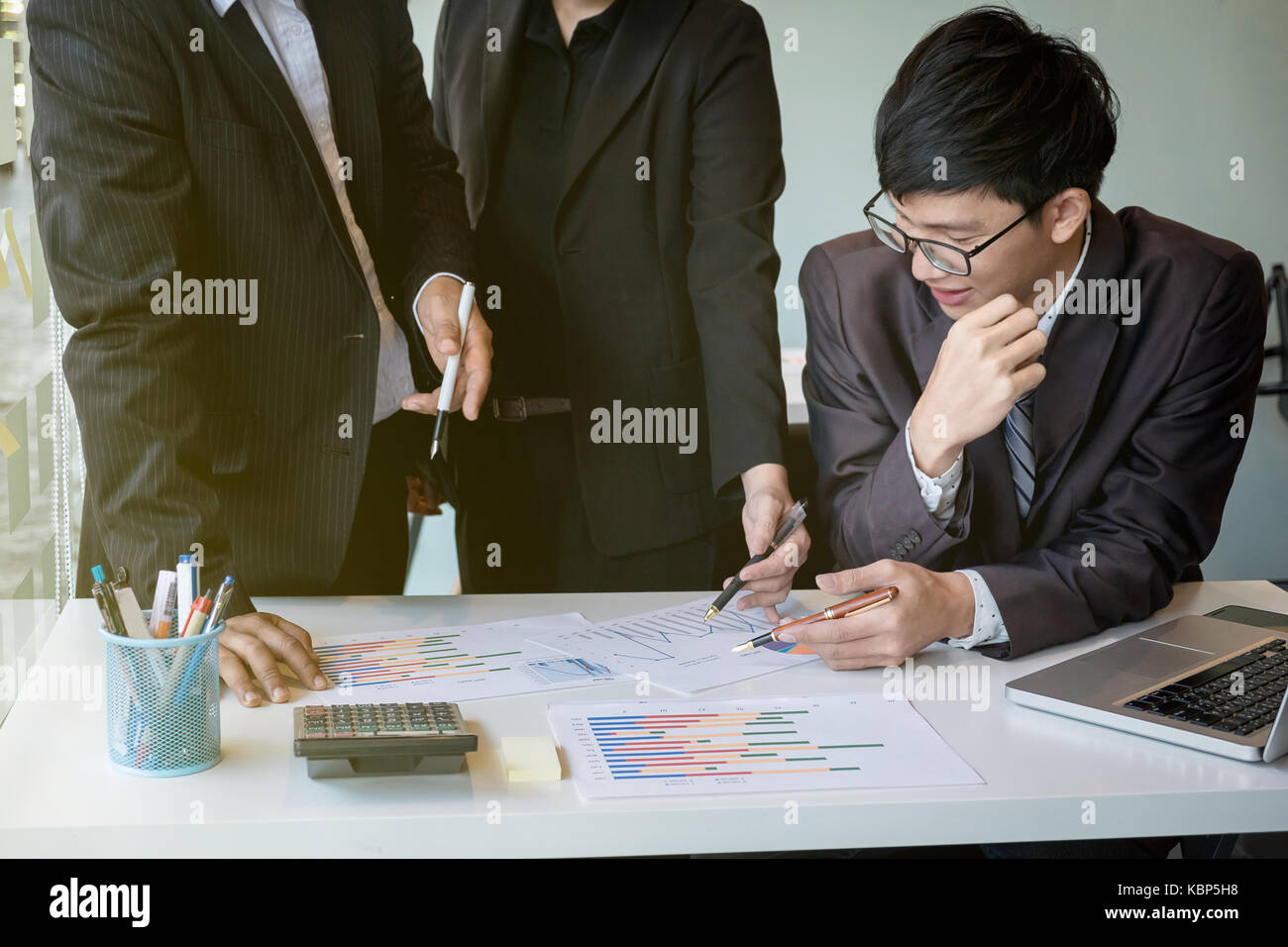 Group of business partners hi-res stock photography and images - Alamy