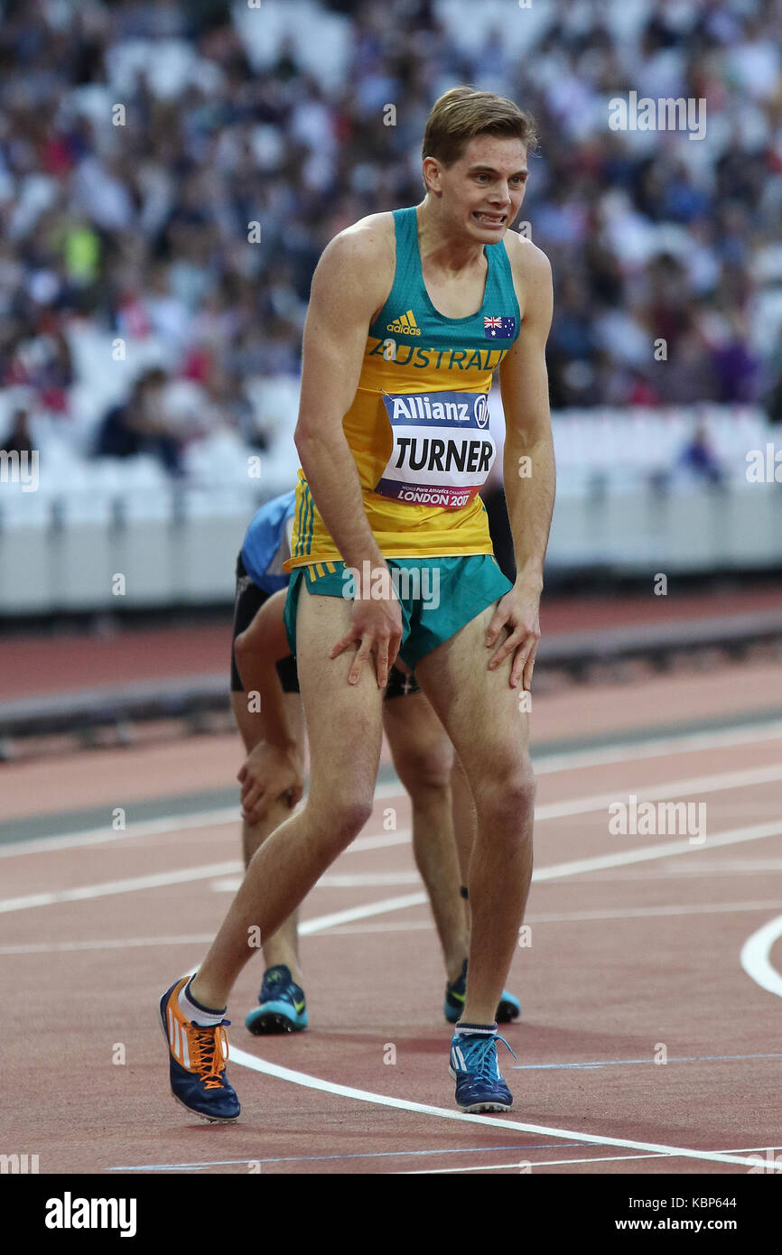 James TURNER of Australia wins gold in the Men's 400 m T36 Final at the ...